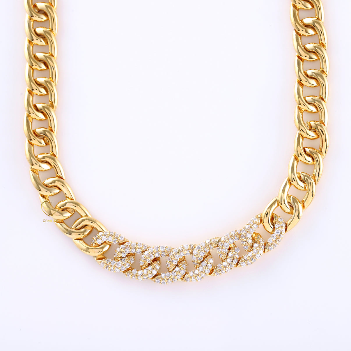 Lab Grown Cuban Link Hip Hop Chain - Gemluxjewels.com