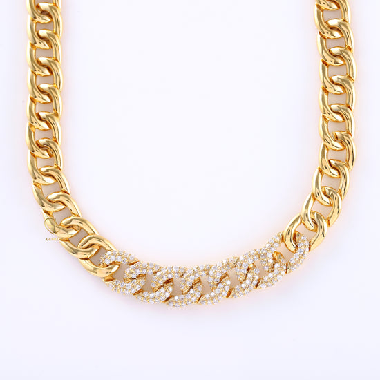 Lab Grown Cuban Link Hip Hop Chain - Gemluxjewels.com